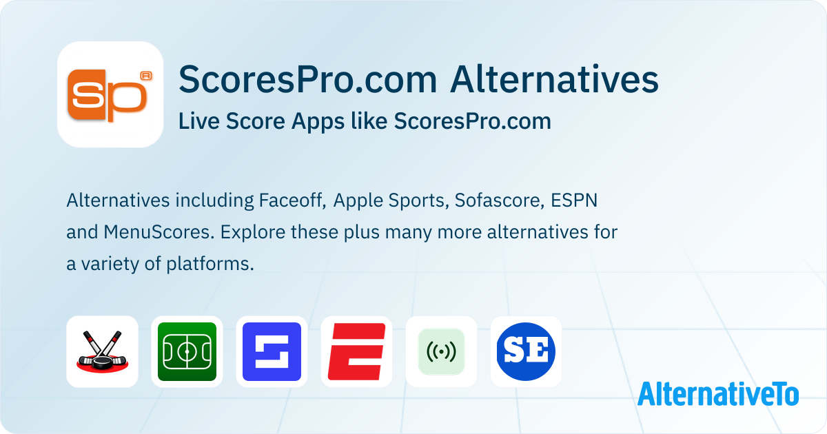 ScoresPro.com Alternatives: Top 22 Live Score Apps & Similar Websites ...