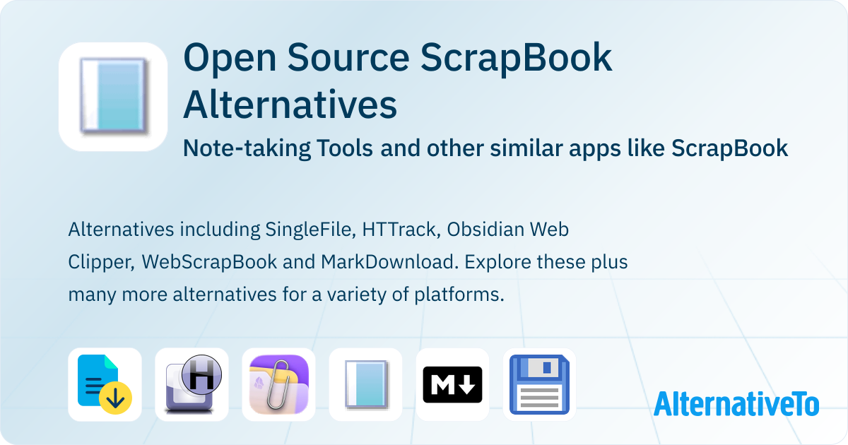 Open Source ScrapBook Alternatives: Top 15 Note-taking Tools & Similar ...