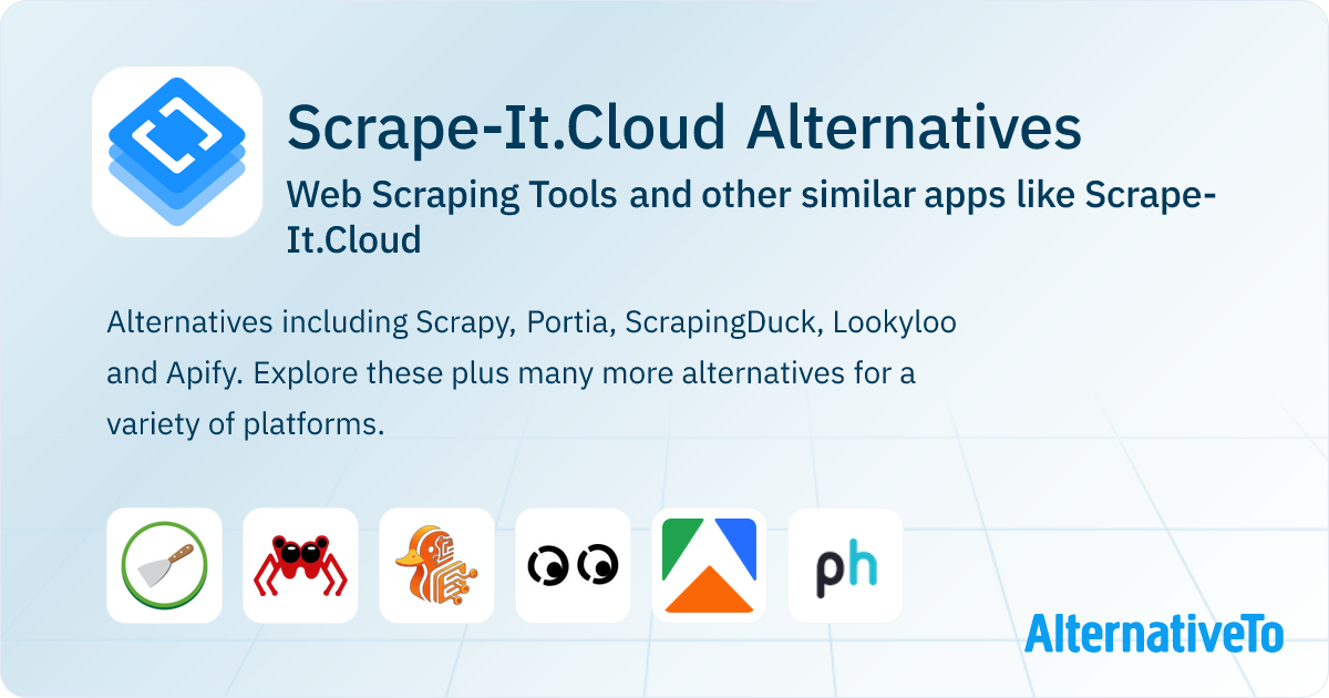 Scrape-It.Cloud Alternatives: Top 12 Web Scraping Tools & Similar Apps ...