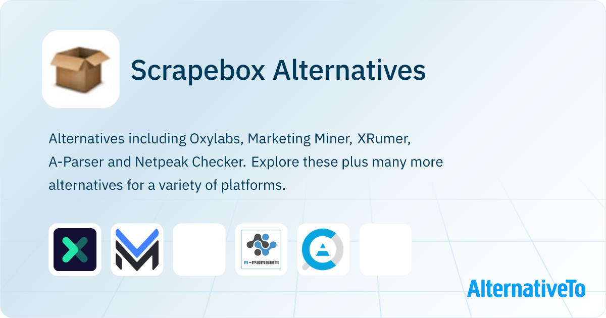 Scrapebox Alternatives - Explore Similar Software | AlternativeTo