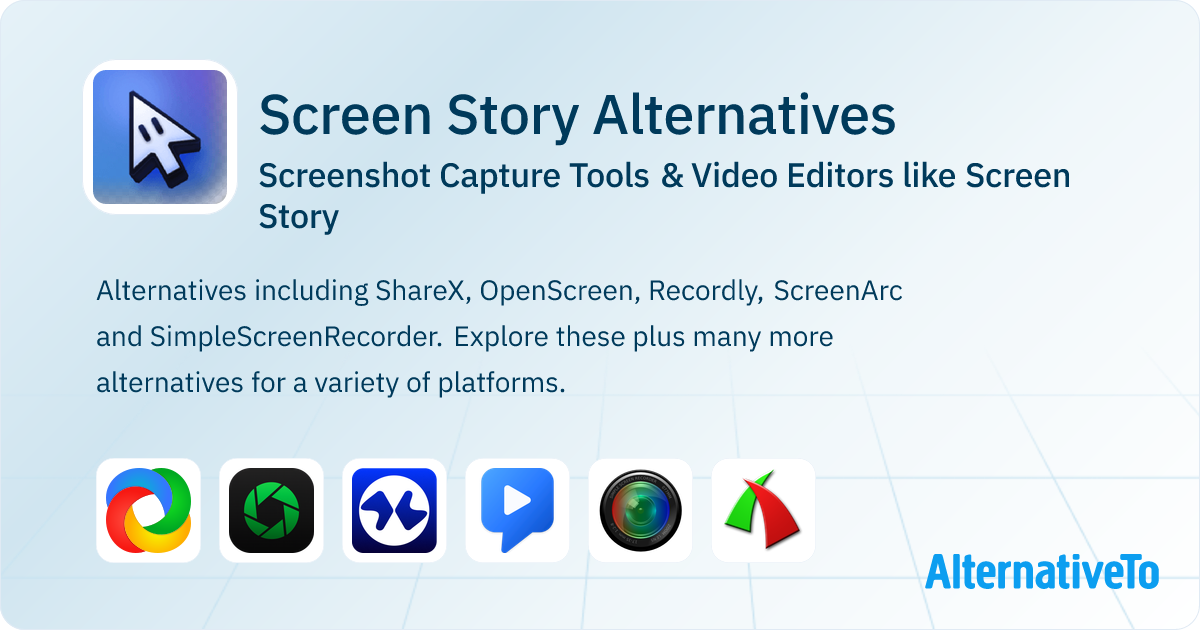 Screen Story Alternatives: Top 12 Screenshot Capture Tools | AlternativeTo