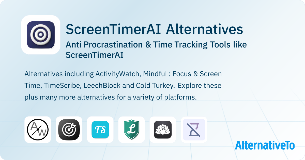 ScreenTimerAI Alternatives: Top 12 Anti Procrastination Tools ...