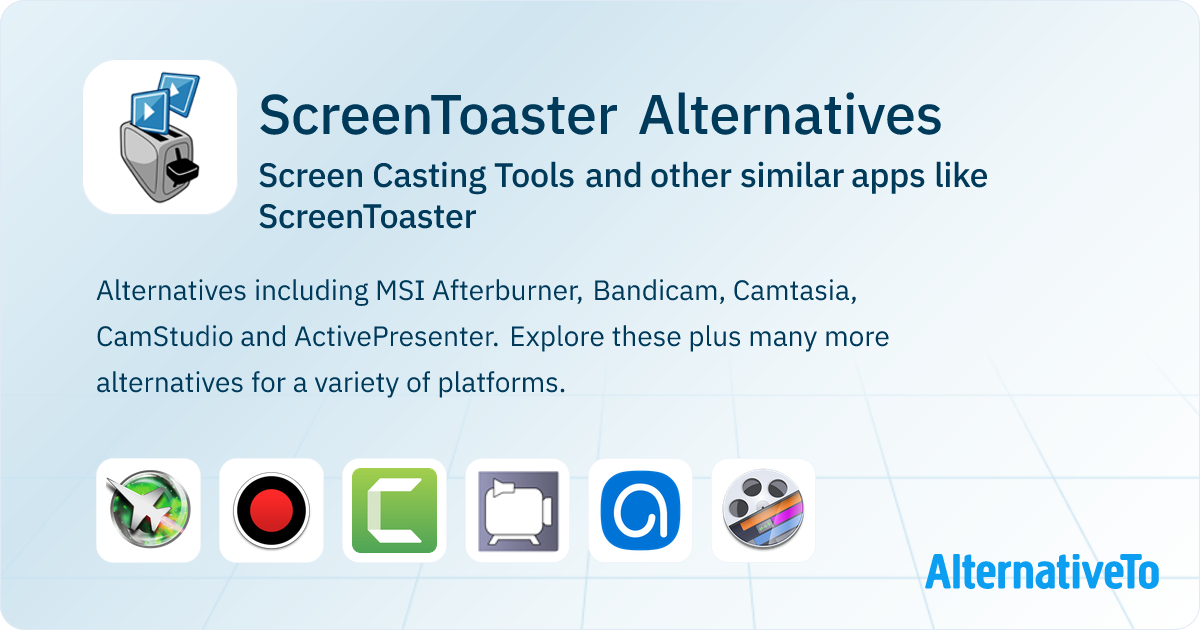ScreenToaster Alternatives: Top 12 Screen Casting Tools & Similar ...