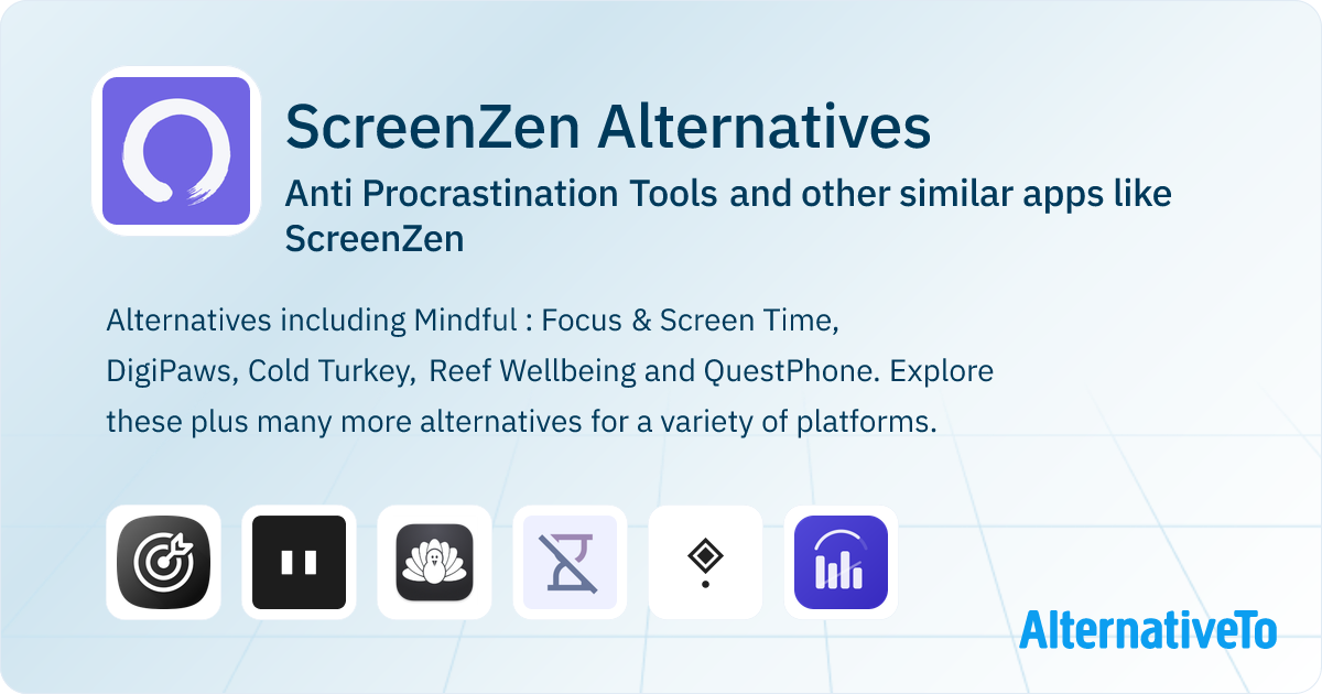 ScreenZen Alternatives: Top 12 Anti Procrastination Tools & Similar ...