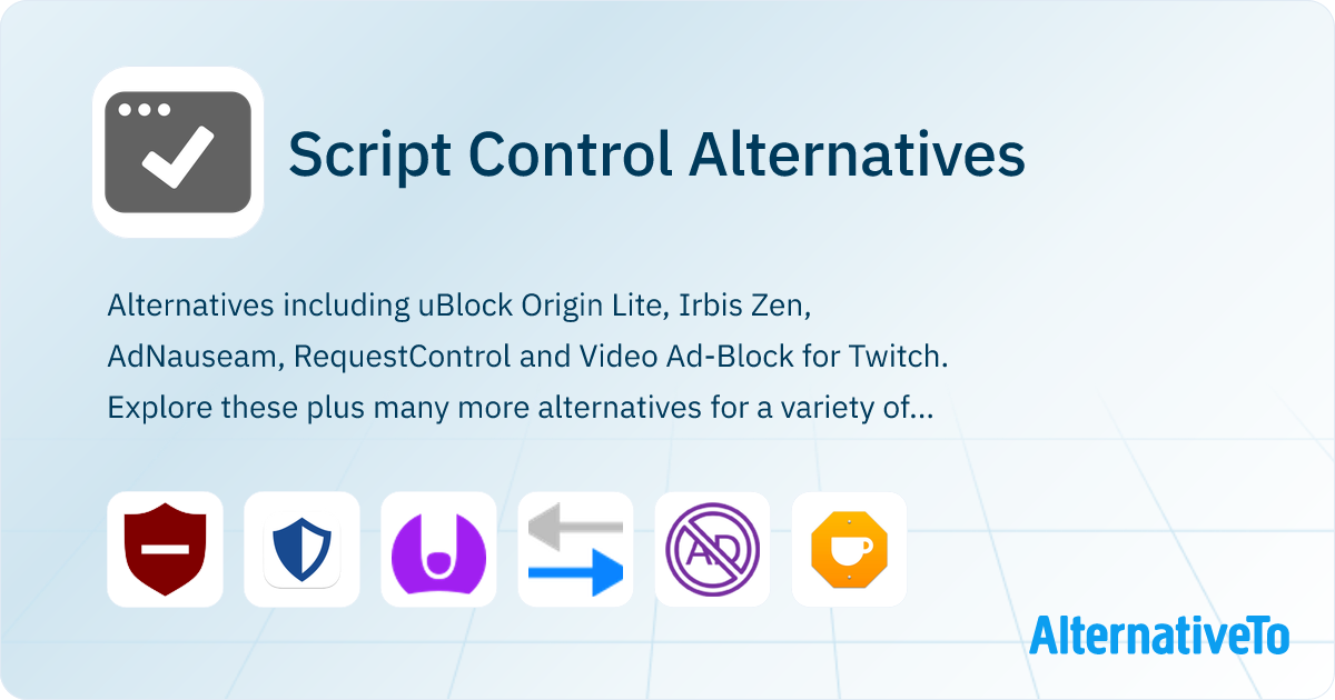 Script Control Alternatives - Explore Similar Extensions & Add-Ons ...
