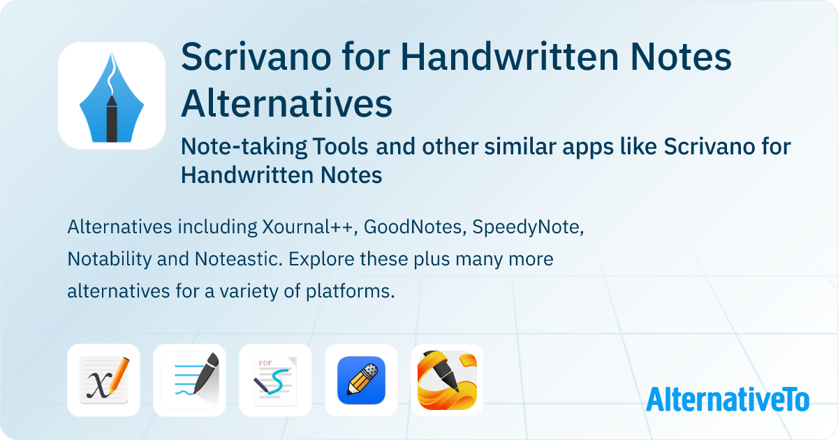 Scrivano for Handwritten Notes Alternatives: Top 5 Note-taking Tools ...