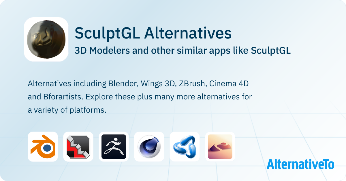 SculptGL Alternatives: Top 12 3D Modelers & Similar Websites ...