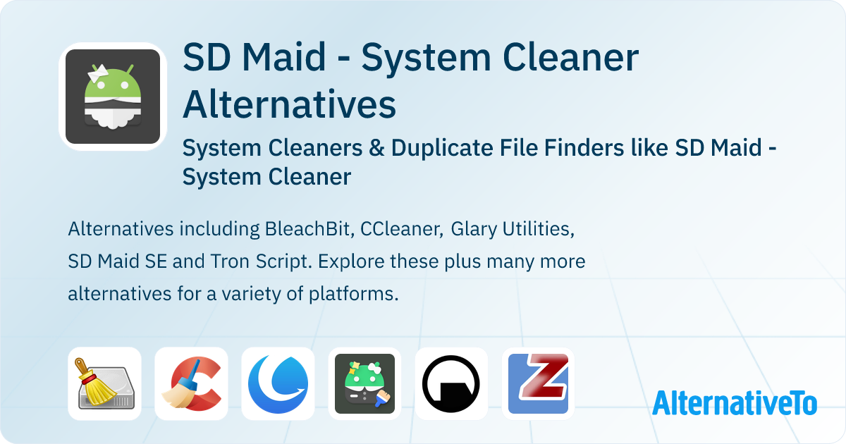 SD Maid - System Cleaner Alternatives: Top 12 System Cleaners ...