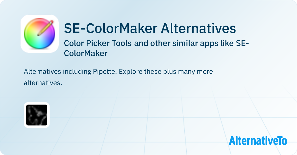 SE-ColorMaker Alternatives: Top 1 Color Picker Tools & Similar Apps ...