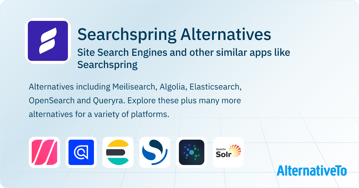 Searchspring Alternatives: Top 12 Site Search Engines & Similar Apps ...