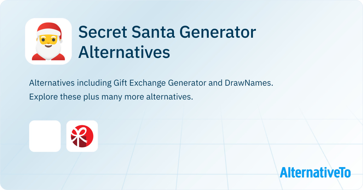 Secret Santa Generator Alternatives - Explore Similar Sites & Apps ...