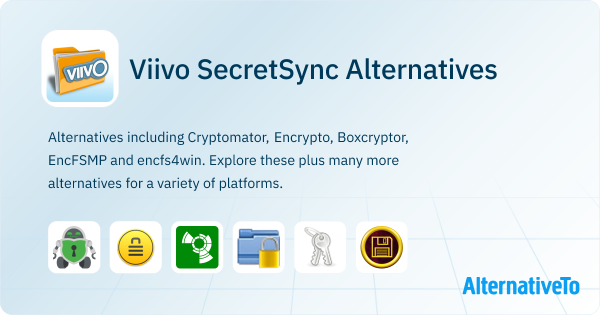 Viivo SecretSync Alternatives - Explore Similar Apps | AlternativeTo