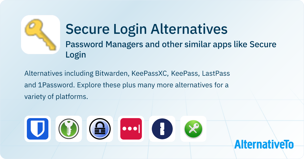 Secure Login Alternatives: Top 12 Password Managers & Similar Apps ...