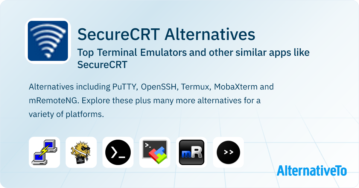 SecureCRT Alternatives: Top 12 Terminal Emulators & Similar Apps ...