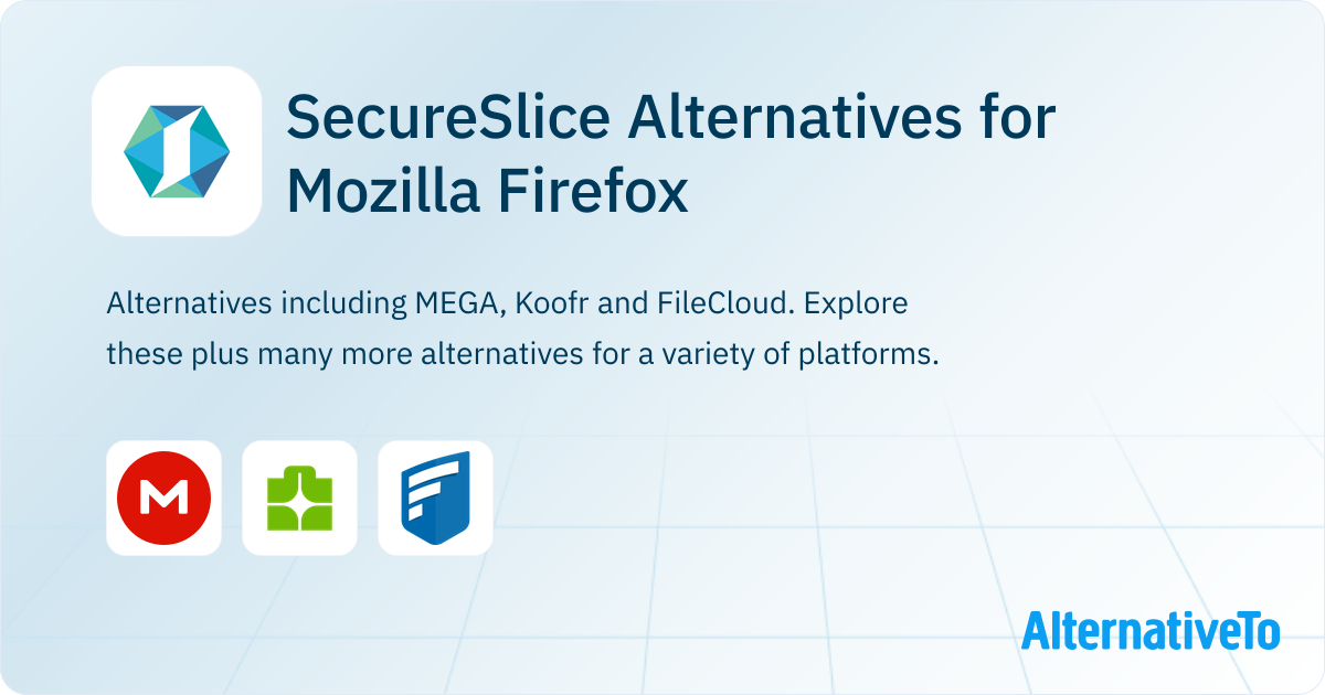 SecureSlice Alternatives for Mozilla Firefox: Top 3 File Sync Tools ...