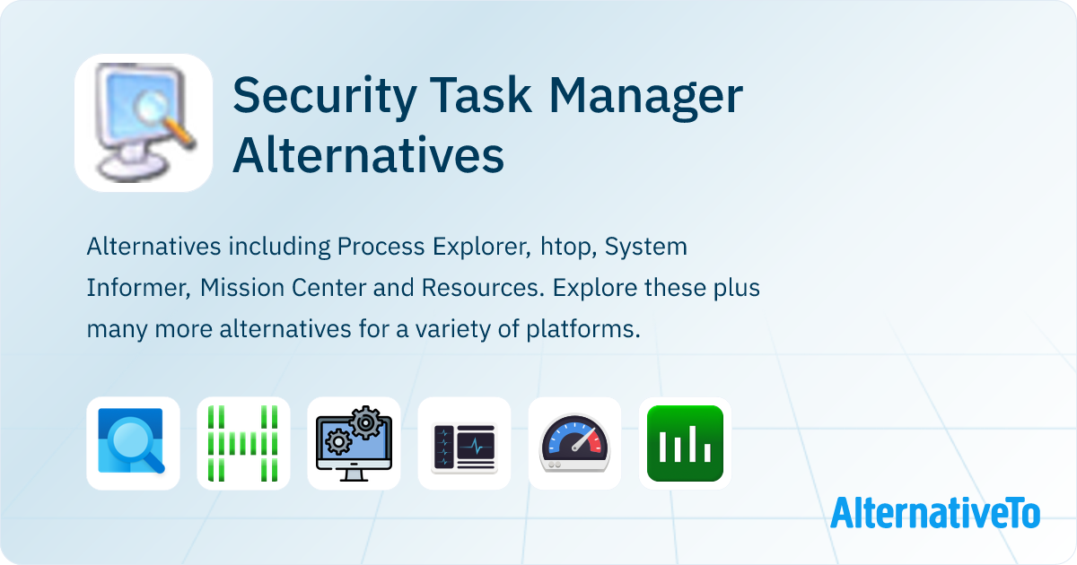 Security Task Manager Alternatives - Explore Similar Software ...