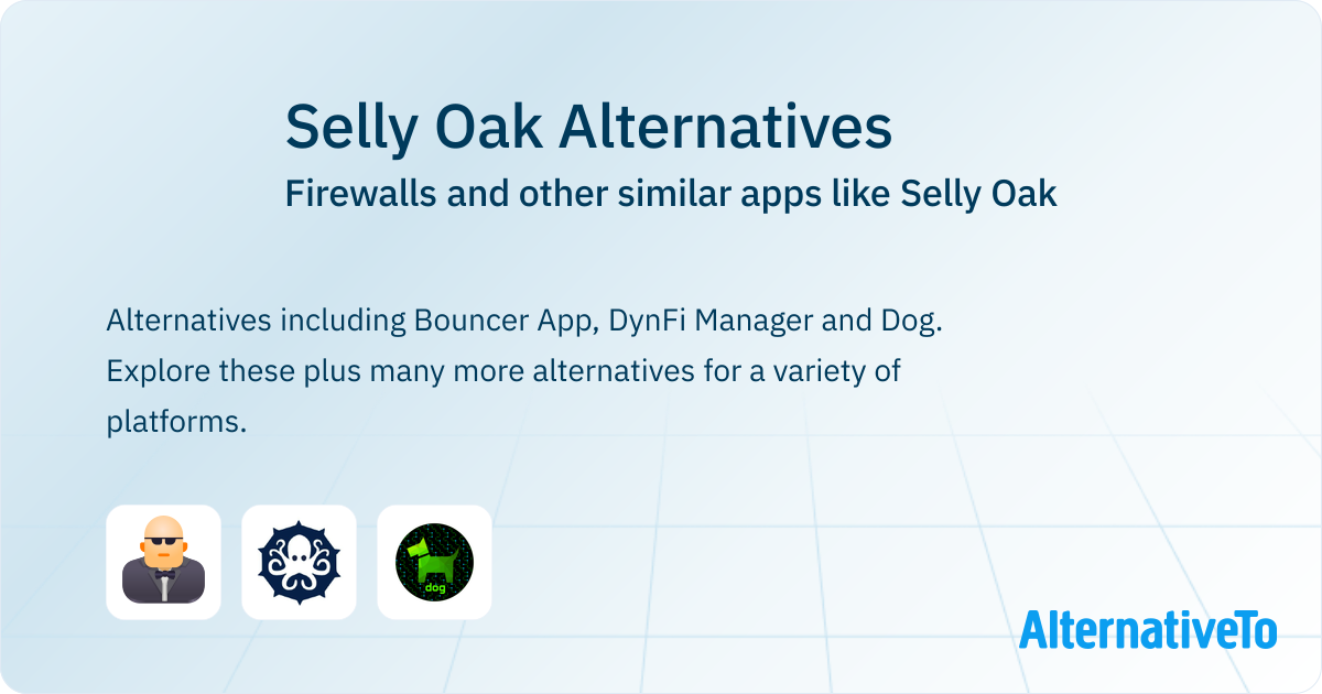 Selly Oak Alternatives: Top 3 Firewalls & Similar Apps | AlternativeTo