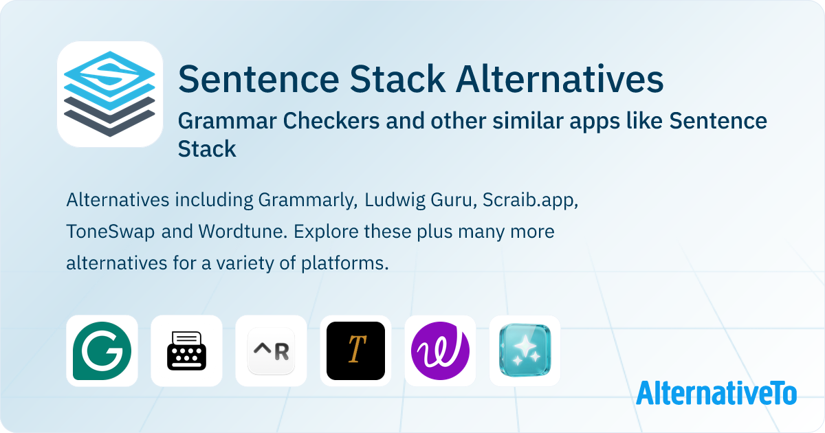 Sentence Stack Alternatives: Top 21 Grammar Checkers & Similar Apps ...