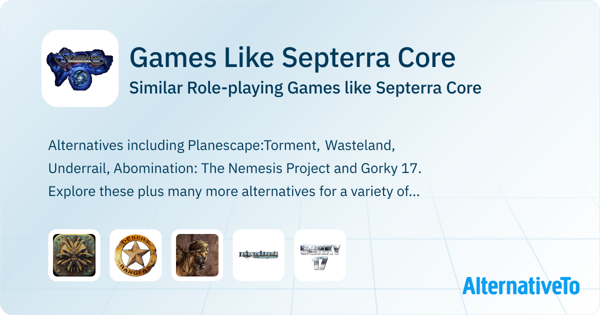 Games Like Septerra Core: Similar Role-playing Games | AlternativeTo