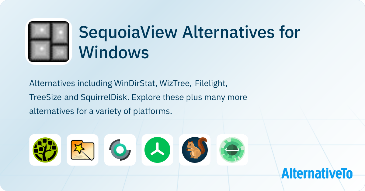 SequoiaView Alternatives for Windows: Top 12 Disk Usage Analyzers ...