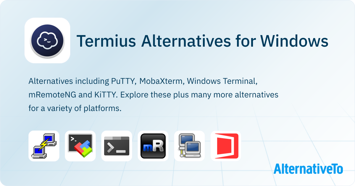 Termius Alternatives for Windows: Top 12 Terminal Emulators & SSH ...