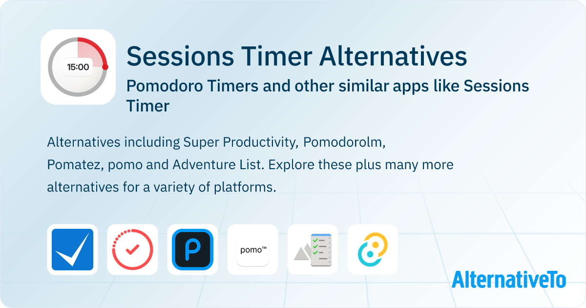 Sessions Timer Alternatives: Top 12 Pomodoro Timers & Similar Apps ...