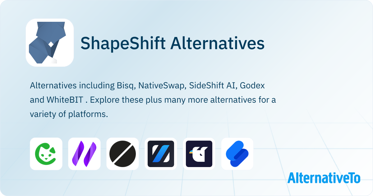 ShapeShift Alternatives - Explore Similar Sites & Apps | AlternativeTo
