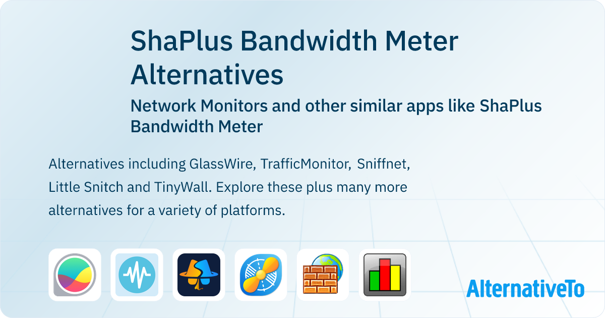 ShaPlus Bandwidth Meter Alternatives: Top 12 Network Monitors & Similar ...