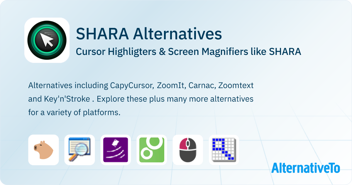 SHARA Alternatives: Top 12 Cursor Highligters | AlternativeTo