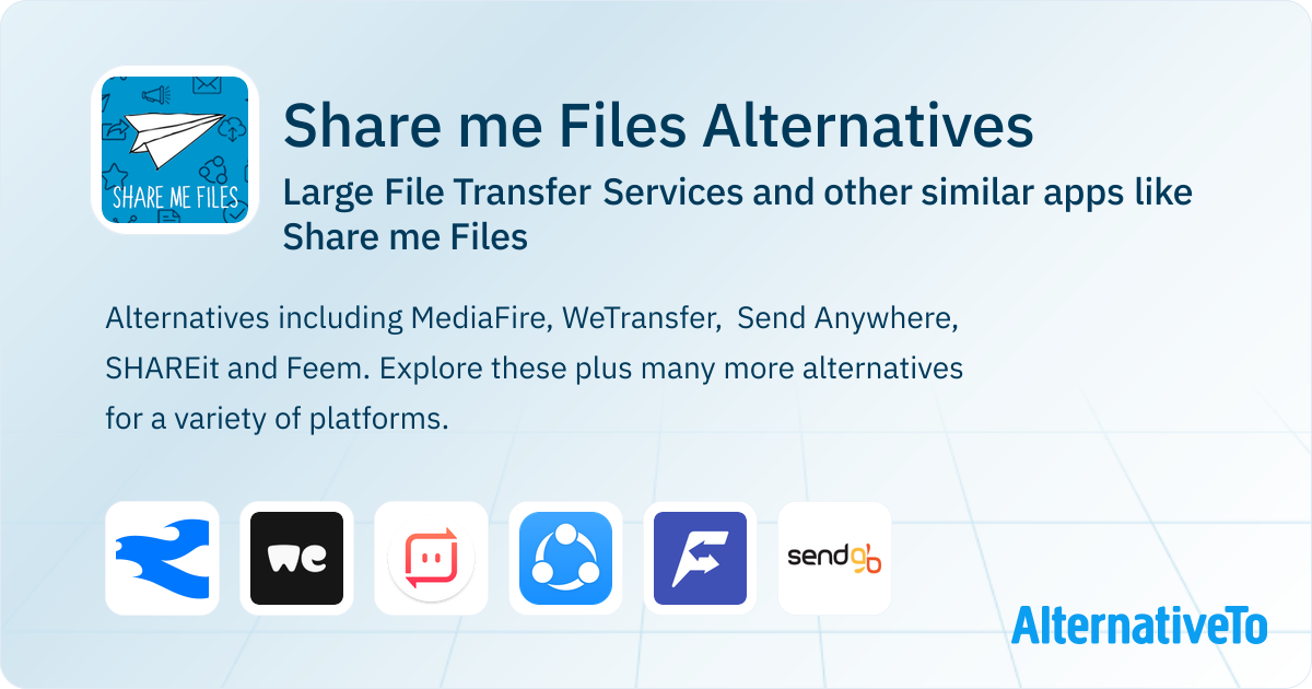 Share me Files Alternatives: Top 12 Large File Transfer Services ...