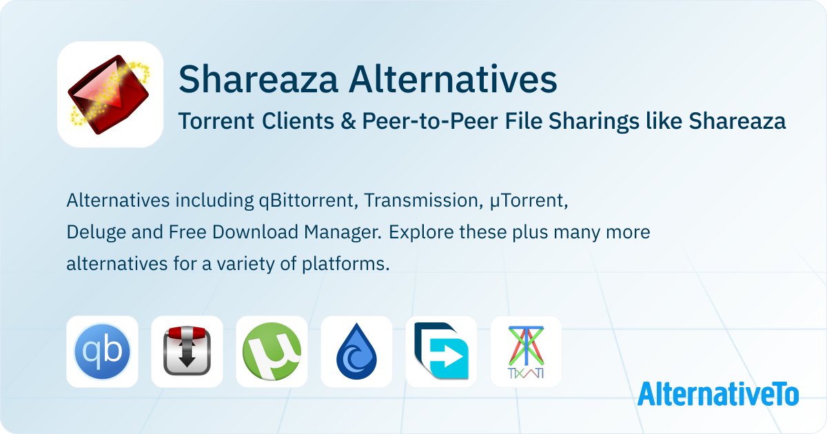 Shareaza Alternatives: Top 12 Torrent Clients | AlternativeTo