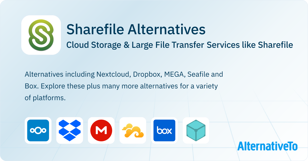 Sharefile Alternatives: Top 12 Cloud Storage Services | AlternativeTo