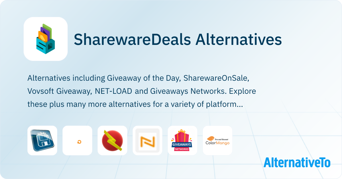 SharewareDeals Alternatives - Explore Similar Sites & Apps | AlternativeTo