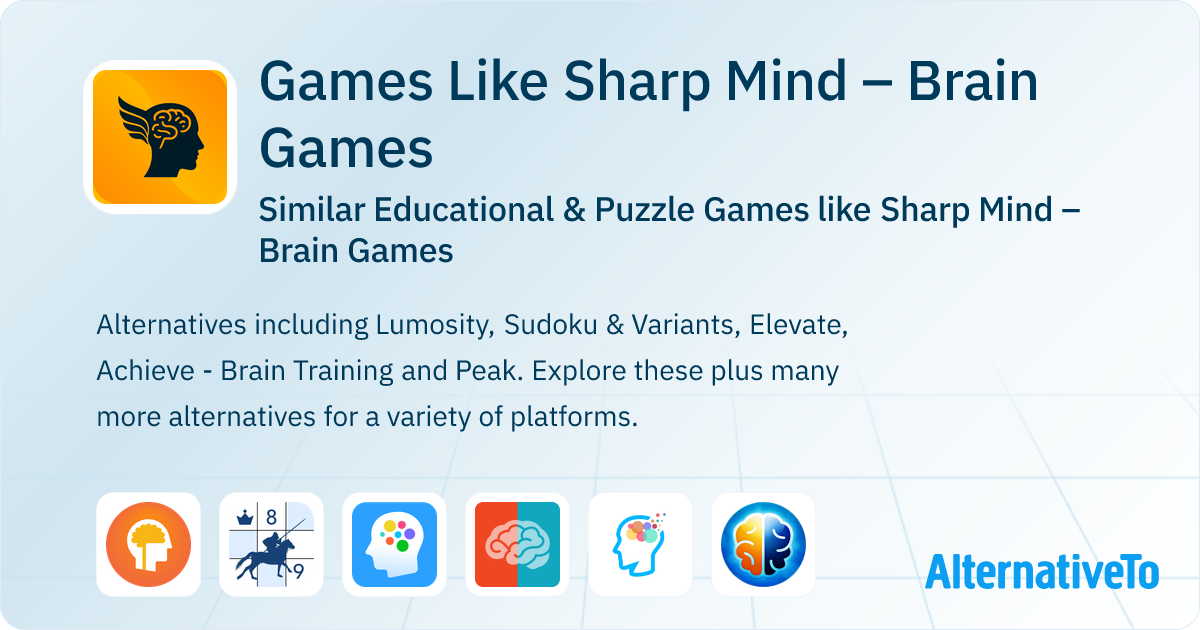 Games Like Sharp Mind – Brain Games: Similar Educational Games 2026 ...