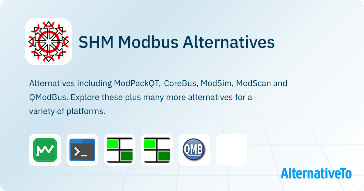 SHM Modbus Alternatives - Explore Similar Software | AlternativeTo