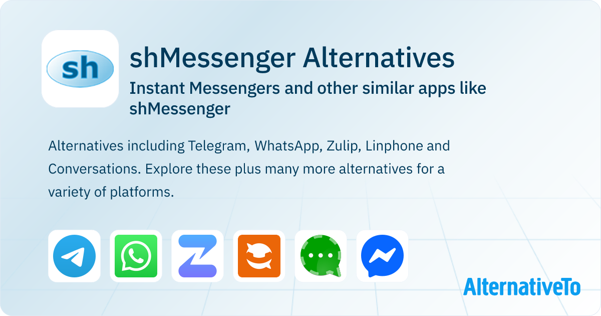 shMessenger Alternatives: Top 12 Instant Messengers & Similar Apps ...