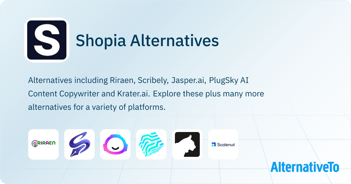 Shopia Alternatives - Explore Similar Sites & Apps | AlternativeTo
