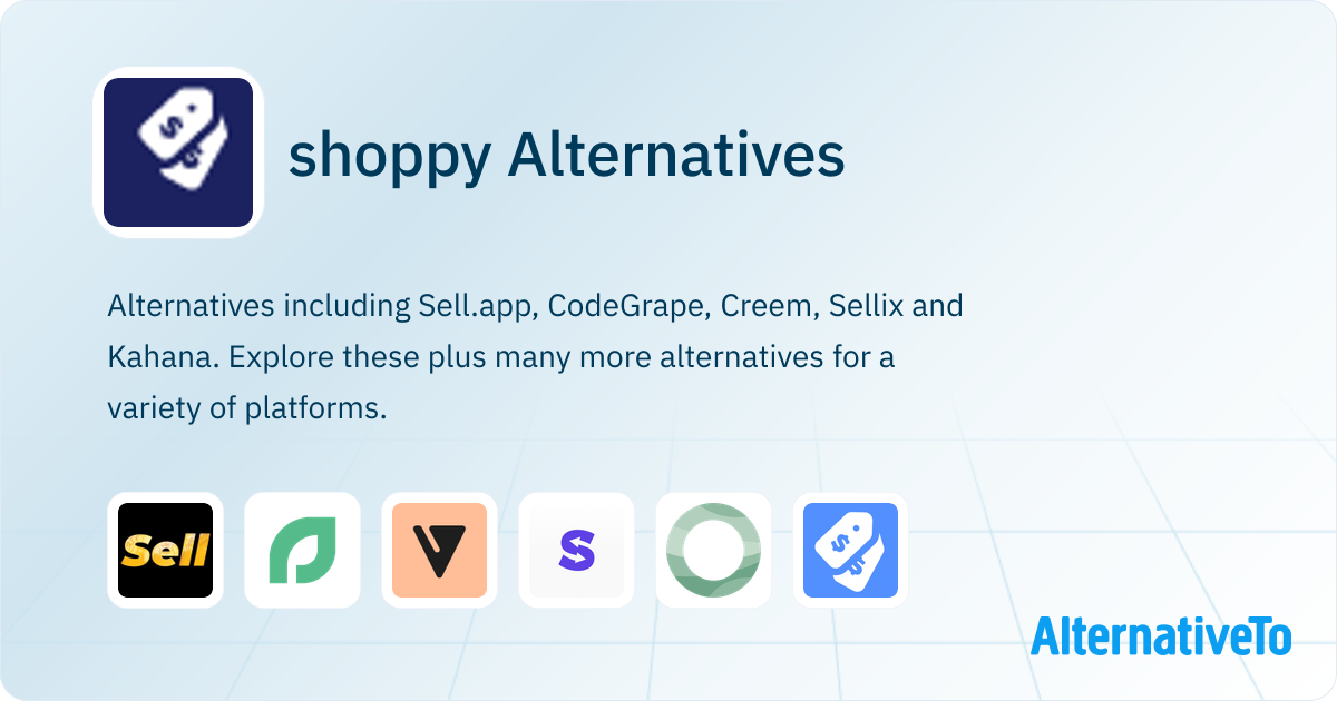 shoppy Alternatives - Explore Similar Sites & Apps | AlternativeTo