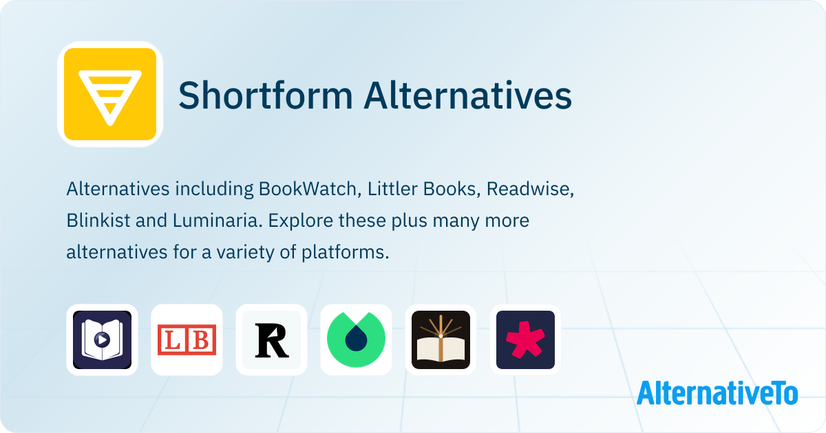 Shortform Alternatives - Explore Similar Apps & Services | AlternativeTo