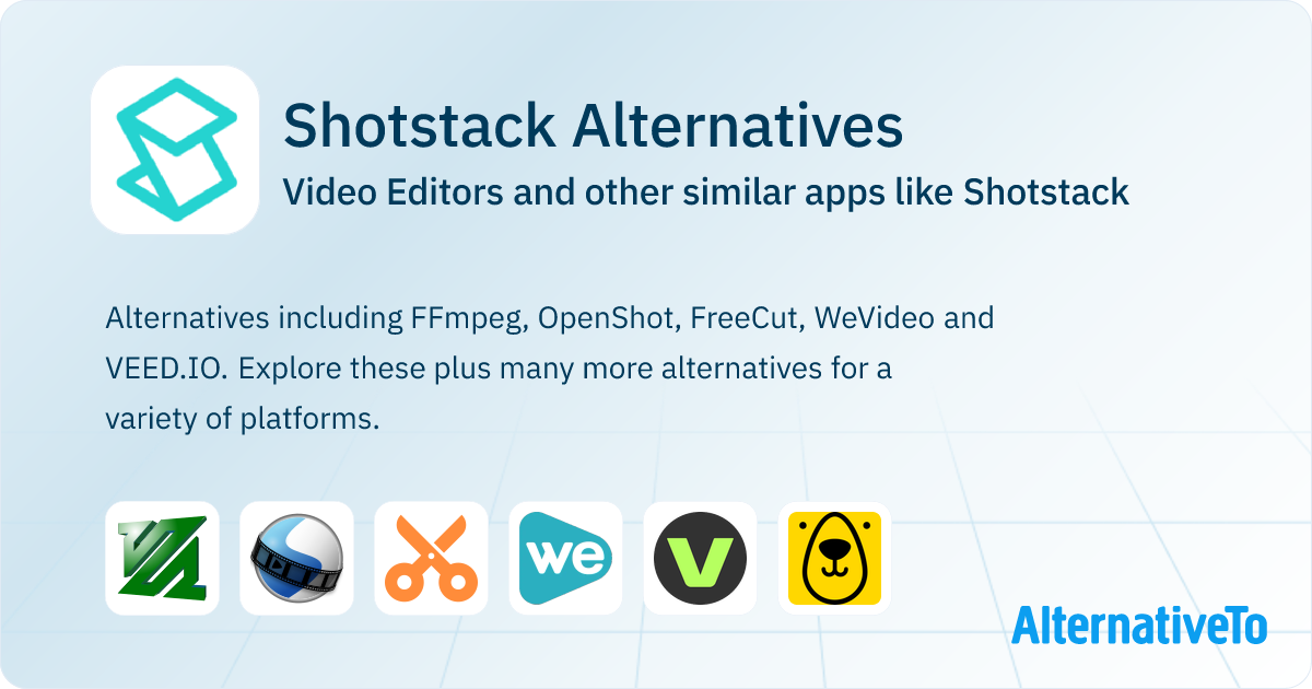 Shotstack Alternatives: Top 21 Video Editors & Similar Apps | AlternativeTo