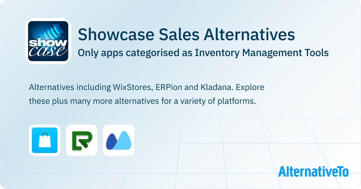 Showcase Sales Alternatives: Top 1 Inventory Management Tools ...