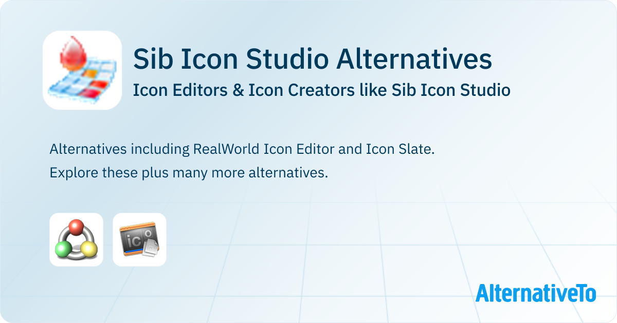 Sib Icon Studio Alternatives: Top 2 Icon Editors | AlternativeTo
