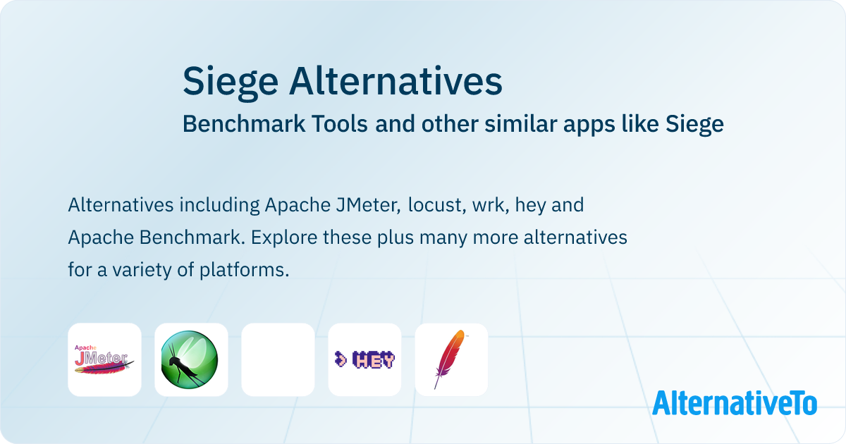 Siege Alternatives: Top 5 Benchmark Tools & Similar Apps | AlternativeTo