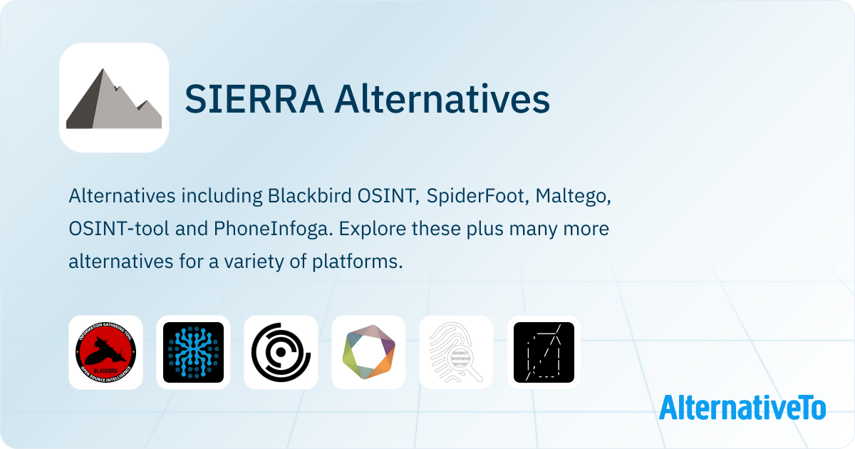 SIERRA Alternatives - Explore Similar Software | AlternativeTo