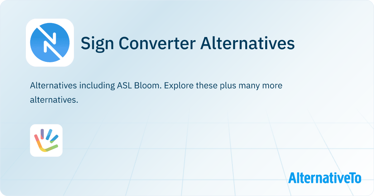 Sign Converter Alternatives - Explore Similar Sites & Apps | AlternativeTo