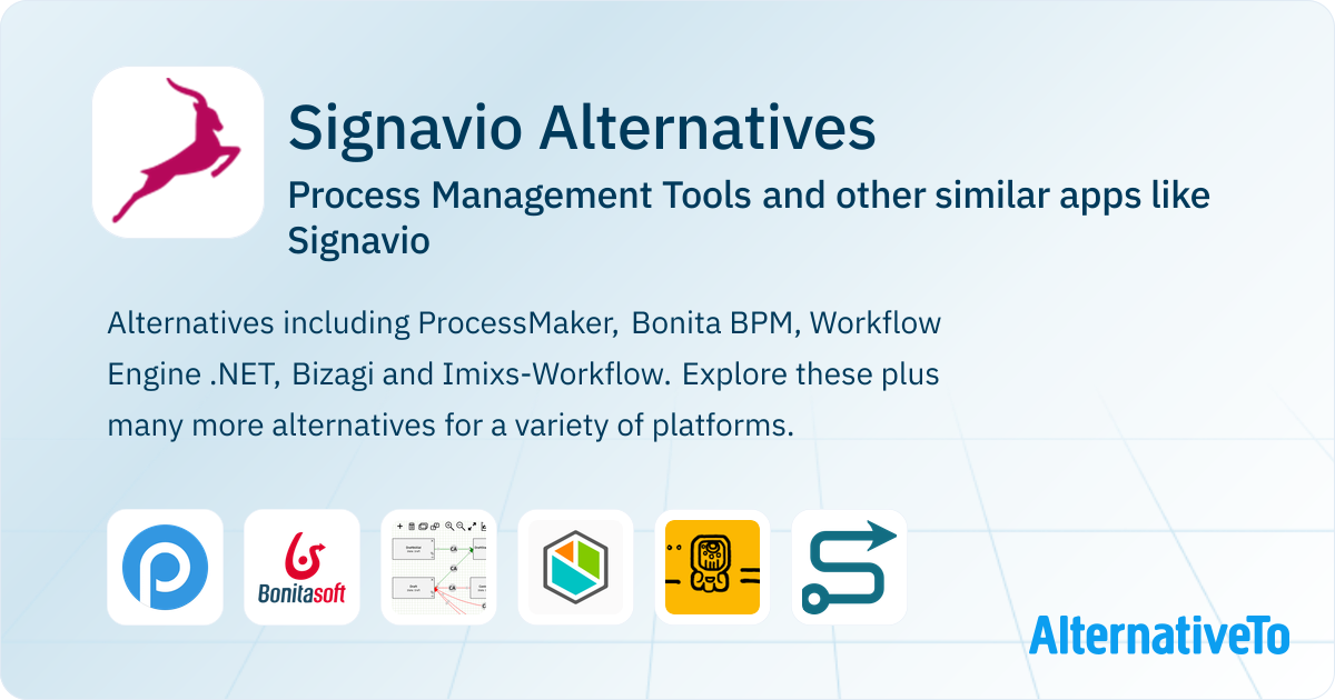 Signavio Alternatives: Top 12 Process Management Tools & Similar Apps ...