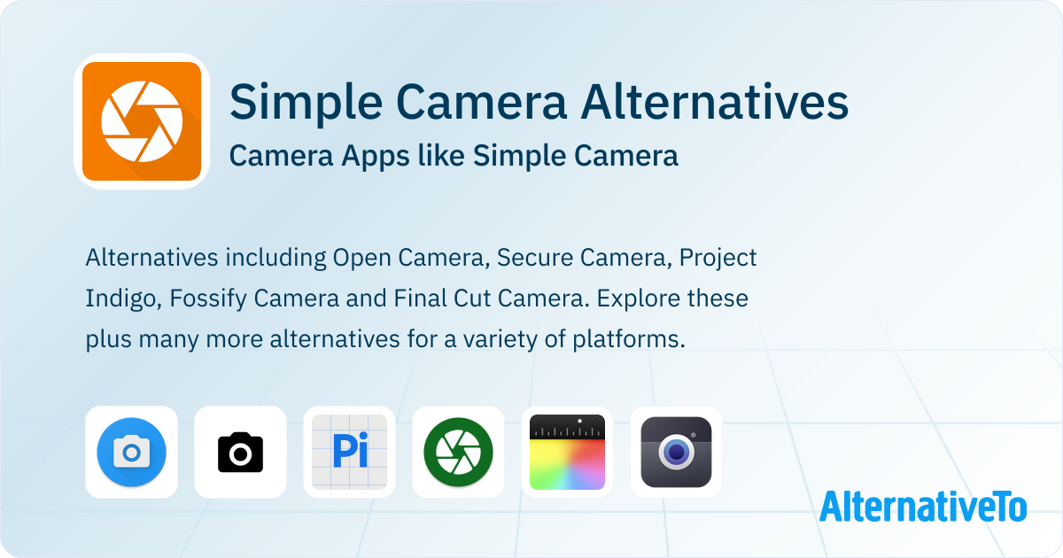 Simple Camera Alternatives: Top 12 Camera & Similar Apps | AlternativeTo