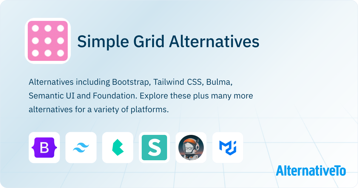 Simple Grid Alternatives - Explore Similar Sites & Apps | AlternativeTo