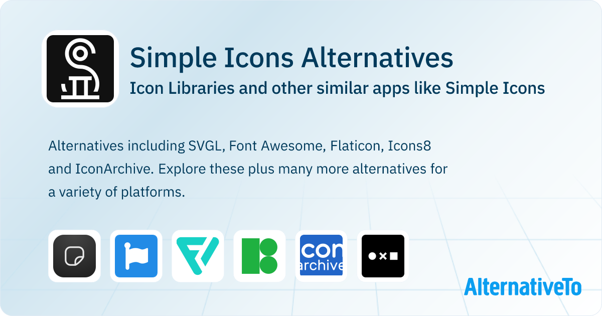 Simple Icons Alternatives: Top 12 Icon Libraries & Similar Websites ...