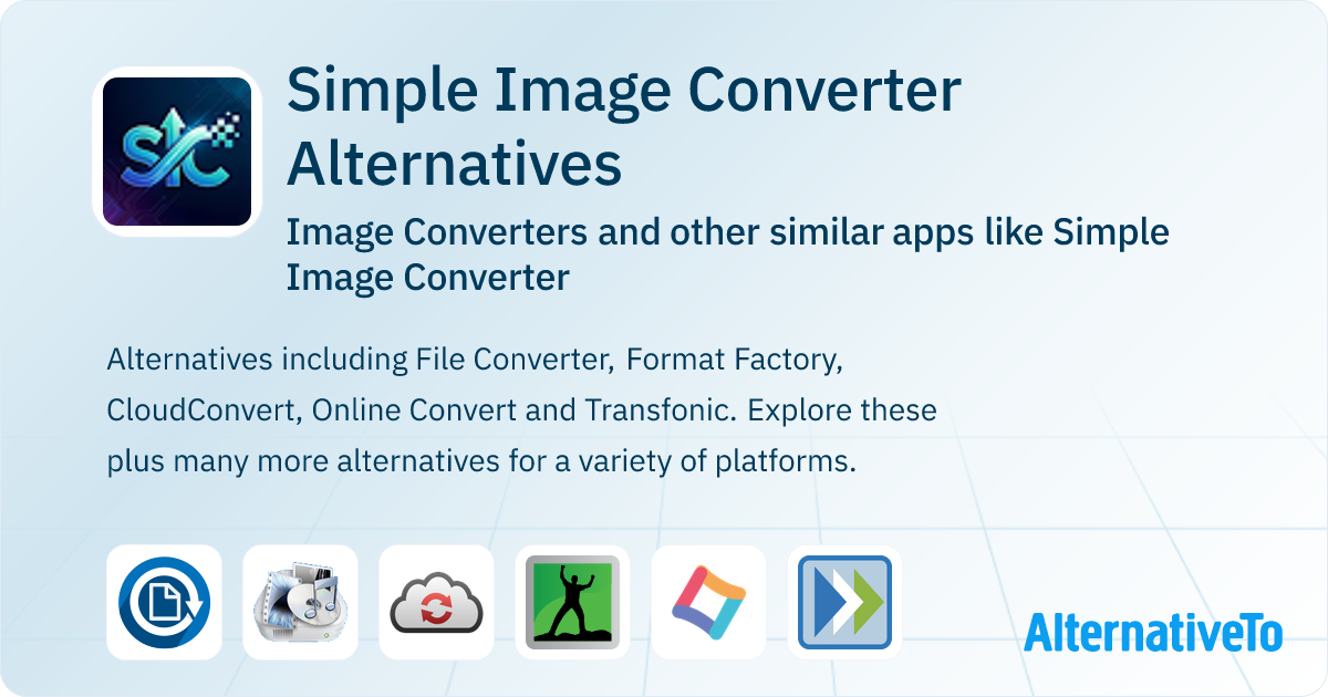 Simple Image Converter Alternatives: Top 9 Image Converters & Similar ...